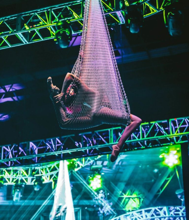 CirqueSanity | Aerial Net – White Cargo Net | CirqueSanity